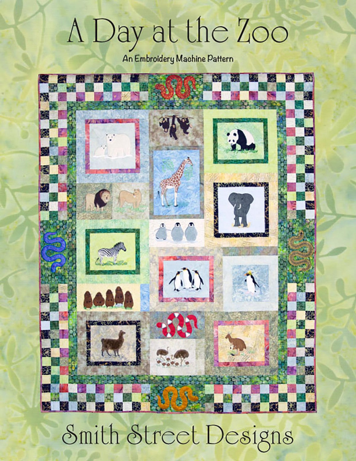 A Day at the Zoo Embroidery Machine Pattern – Country Stitches, MI